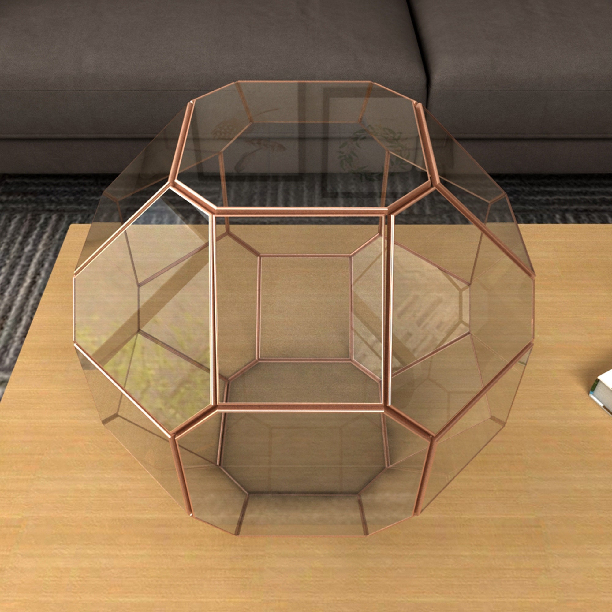 Digital Printable PDF Glass Terrarium Creat Pattern Template, Geometric ...