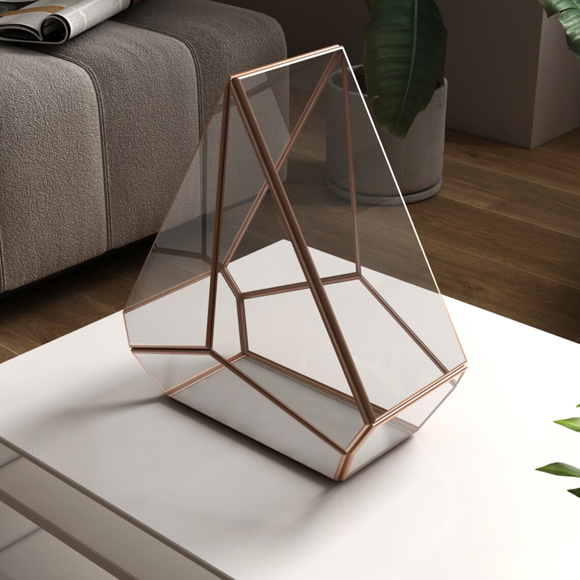 Digital Printable PDF Glass Terrarium Creat Pattern Template, Geometric ...