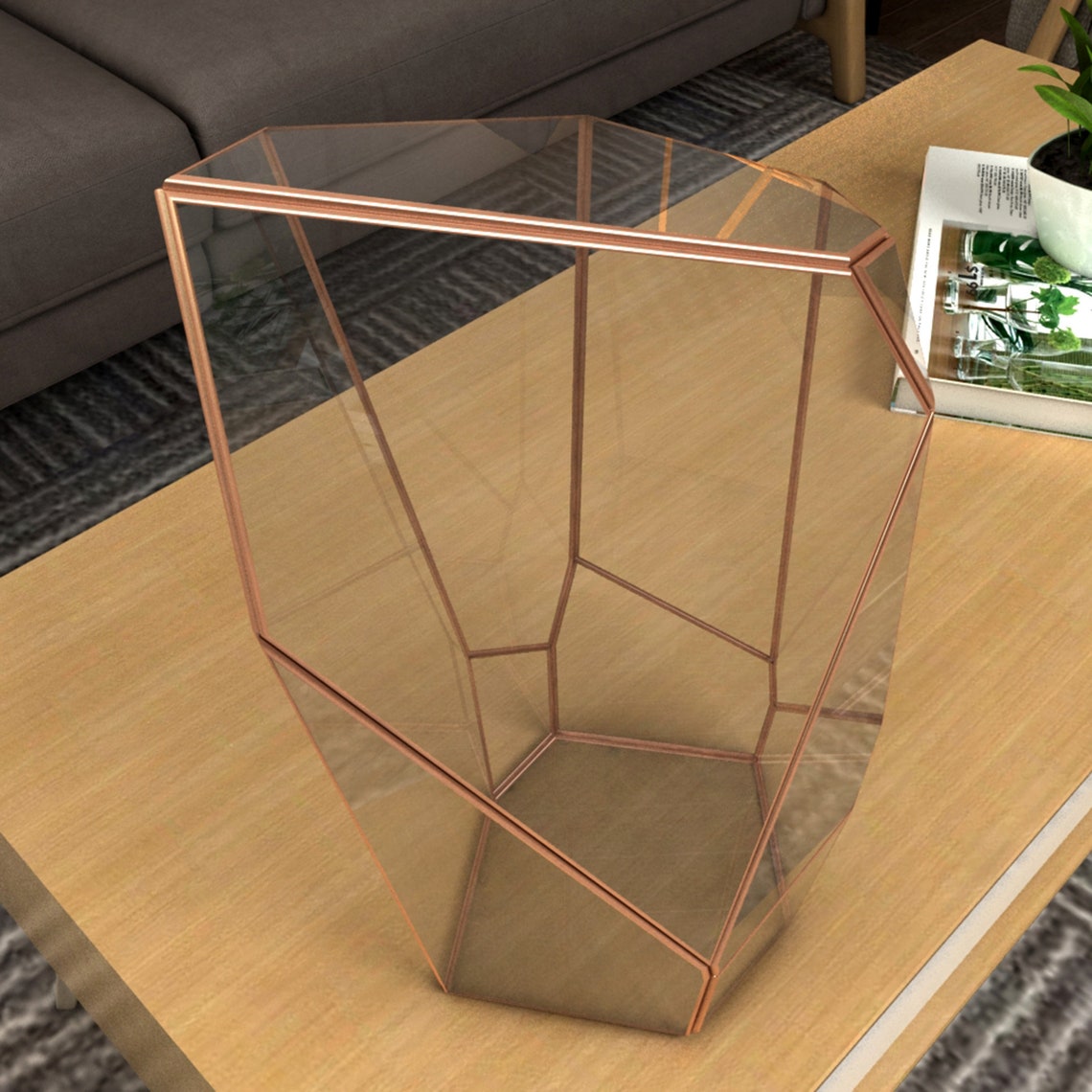 Digital Printable PDF Glass Terrarium Creat Pattern Template - Etsy