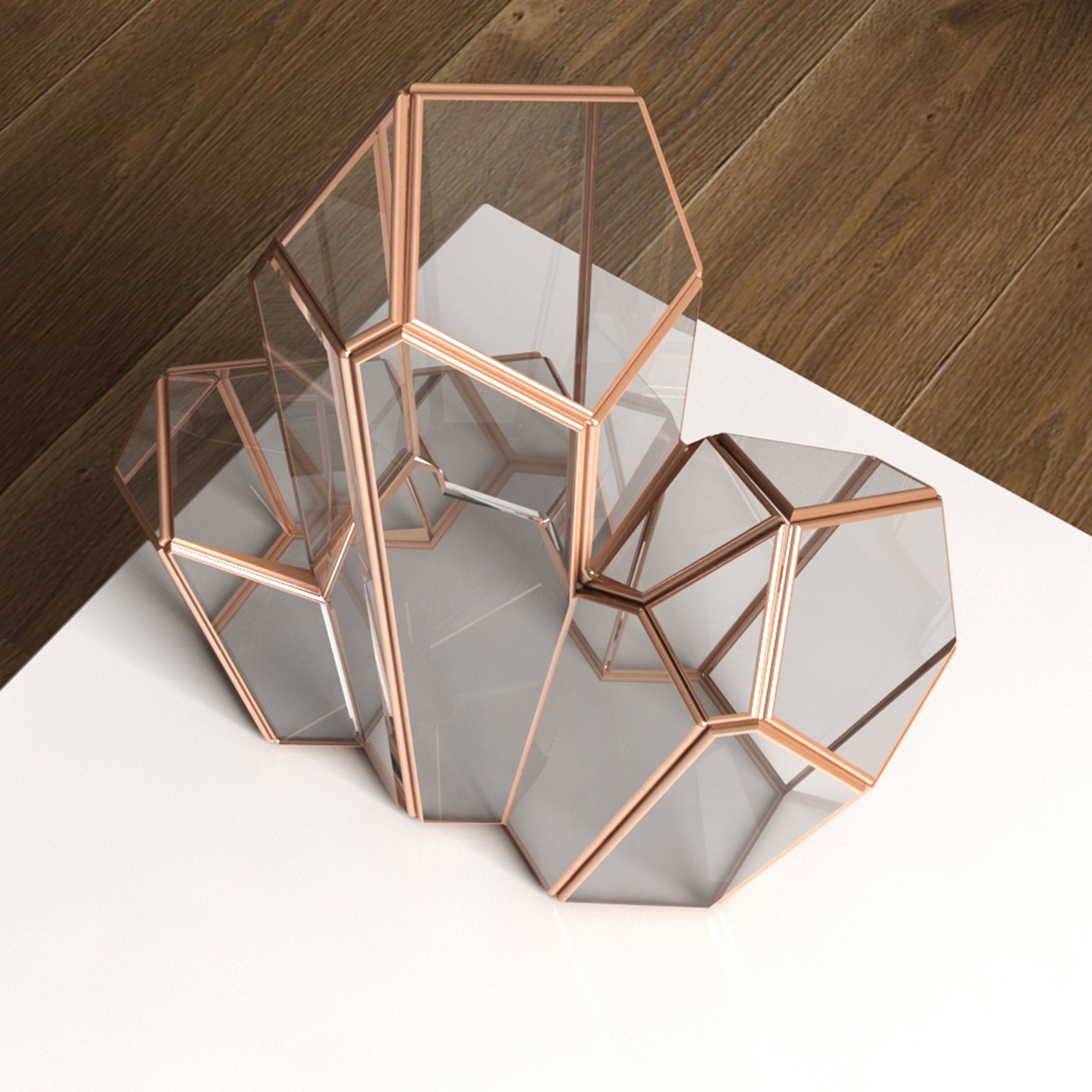 Digital Printable PDF Glass Terrarium Creat Pattern Template, Geometric ...