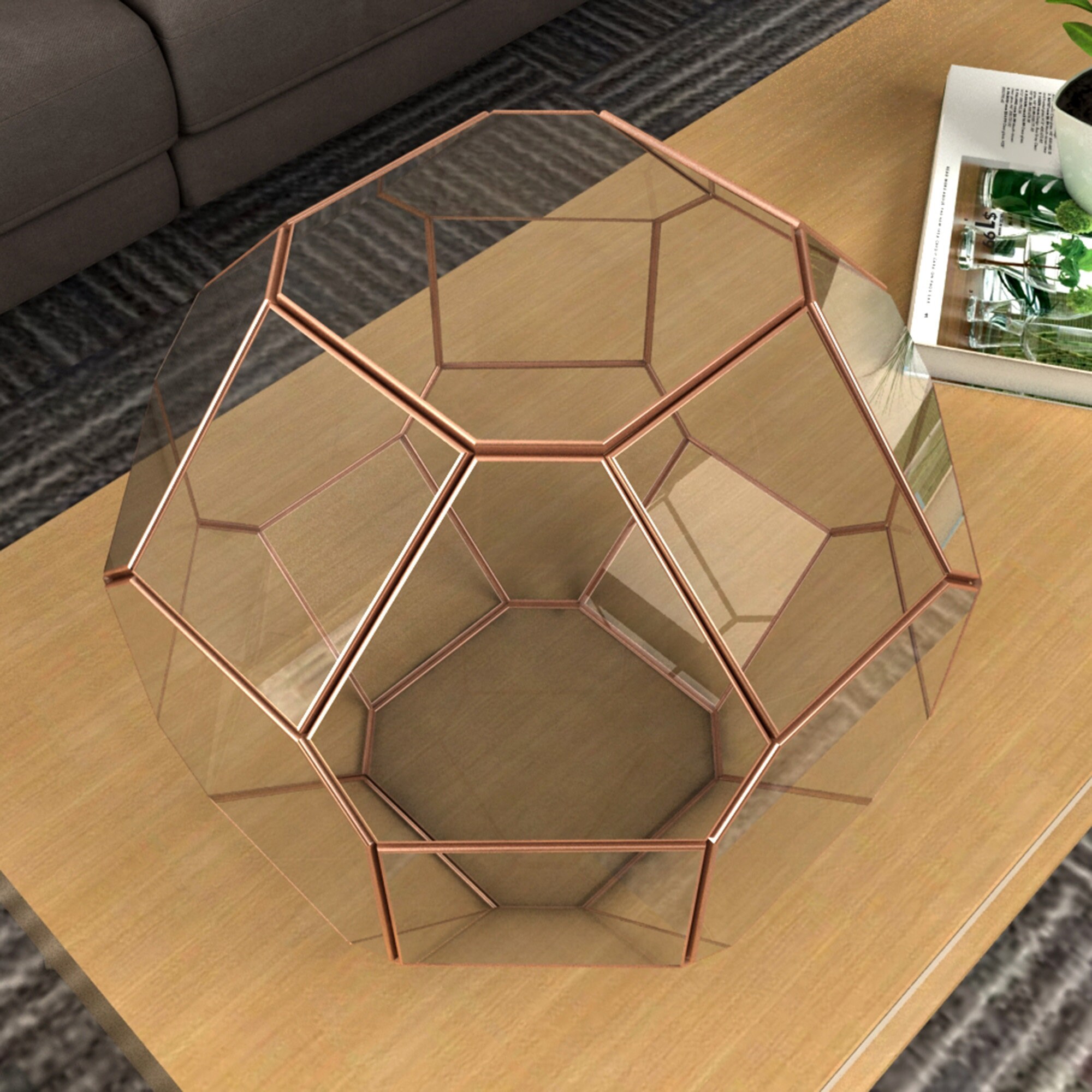 Digital Printable PDF Glass Terrarium Creat Pattern Template, Geometric ...