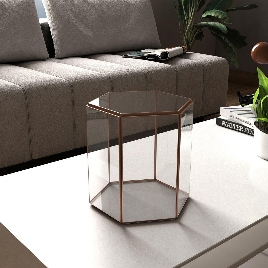 Digital Printable PDF Glass Terrarium Creat Pattern Template, Geometric ...