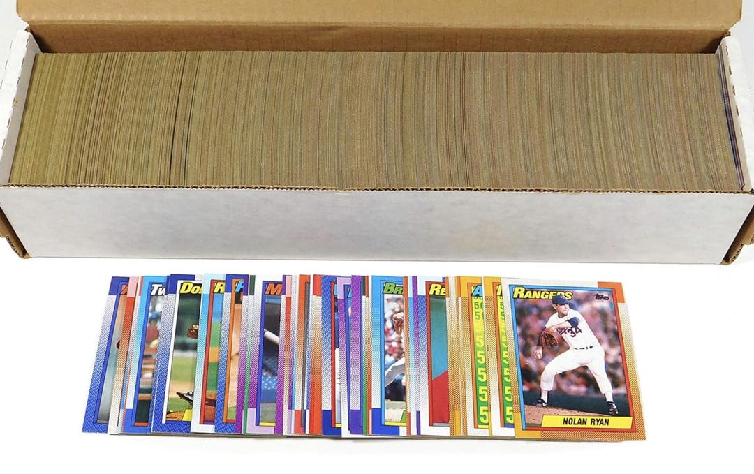 1990 Topps Baseball Cards Complete Set 1 - 792 Near Mint Condition or ...