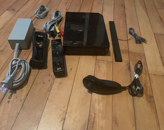 Fully Refurbished Complete Nintendo Wii Console Bundle in Black Super ...