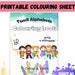 Tamil Alphabet Coloring Pages: Kids Activity Sheets (digital Download ...