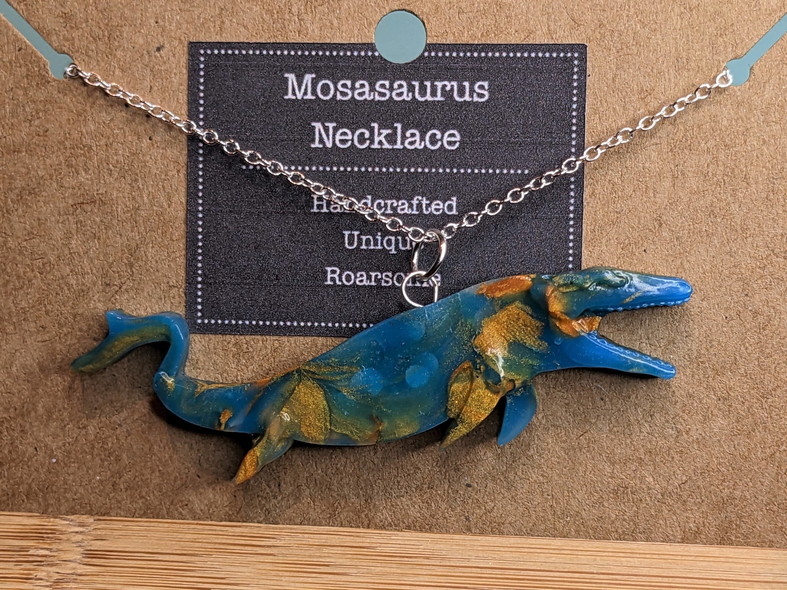 Mosasaurus Pendant, Mosasaurus Necklace, Dinosaur Pendant, Dinosaur ...