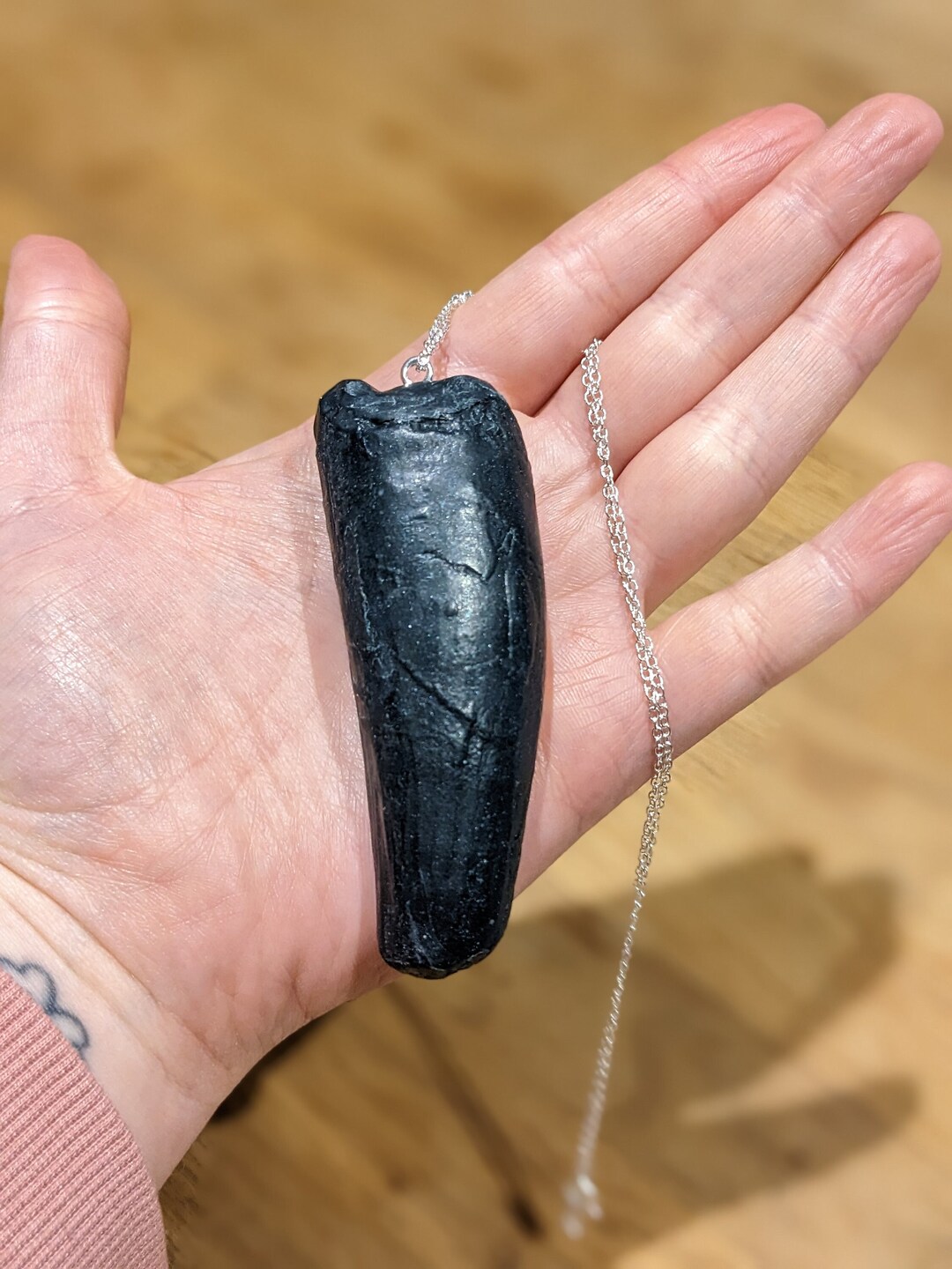 Spinosaurus Tooth Necklace, Dinosaur Necklace, Dinosaur Pendant ...