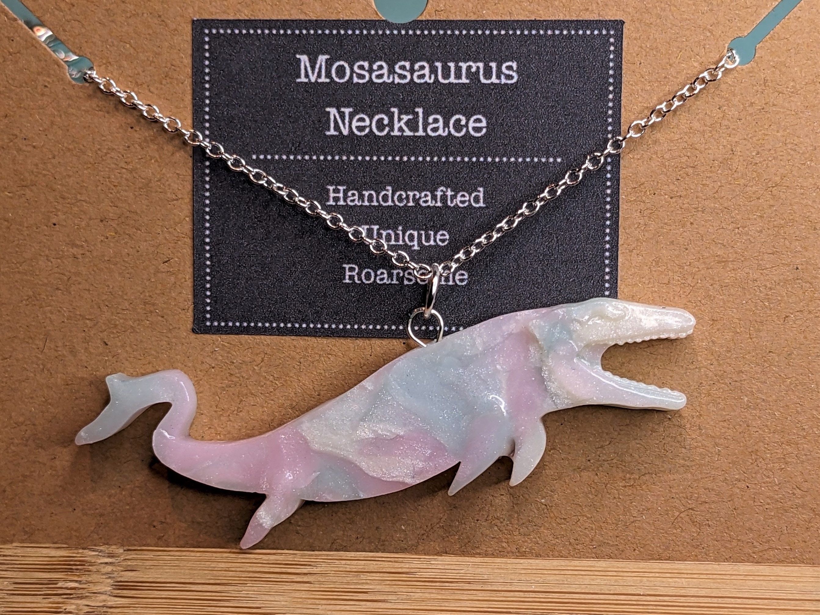 Mosasaurus Pendant, Mosasaurus Necklace, Dinosaur Pendant, Dinosaur ...