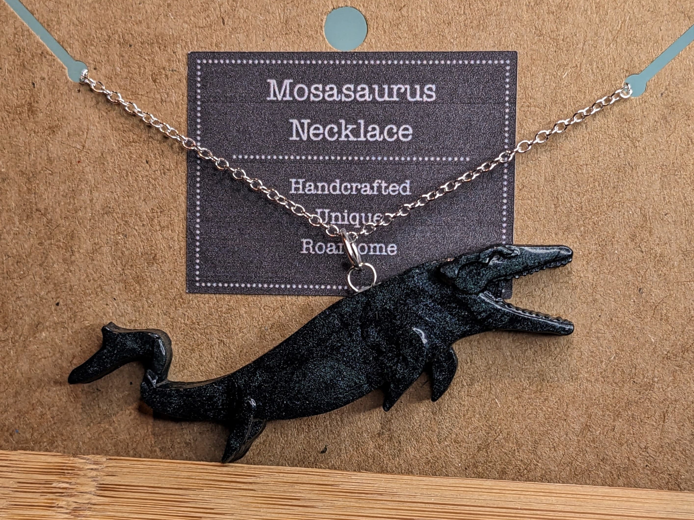 Mosasaurus Pendant, Mosasaurus Necklace, Dinosaur Pendant, Dinosaur ...
