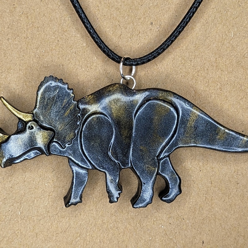 Dinosaur Necklace - Etsy