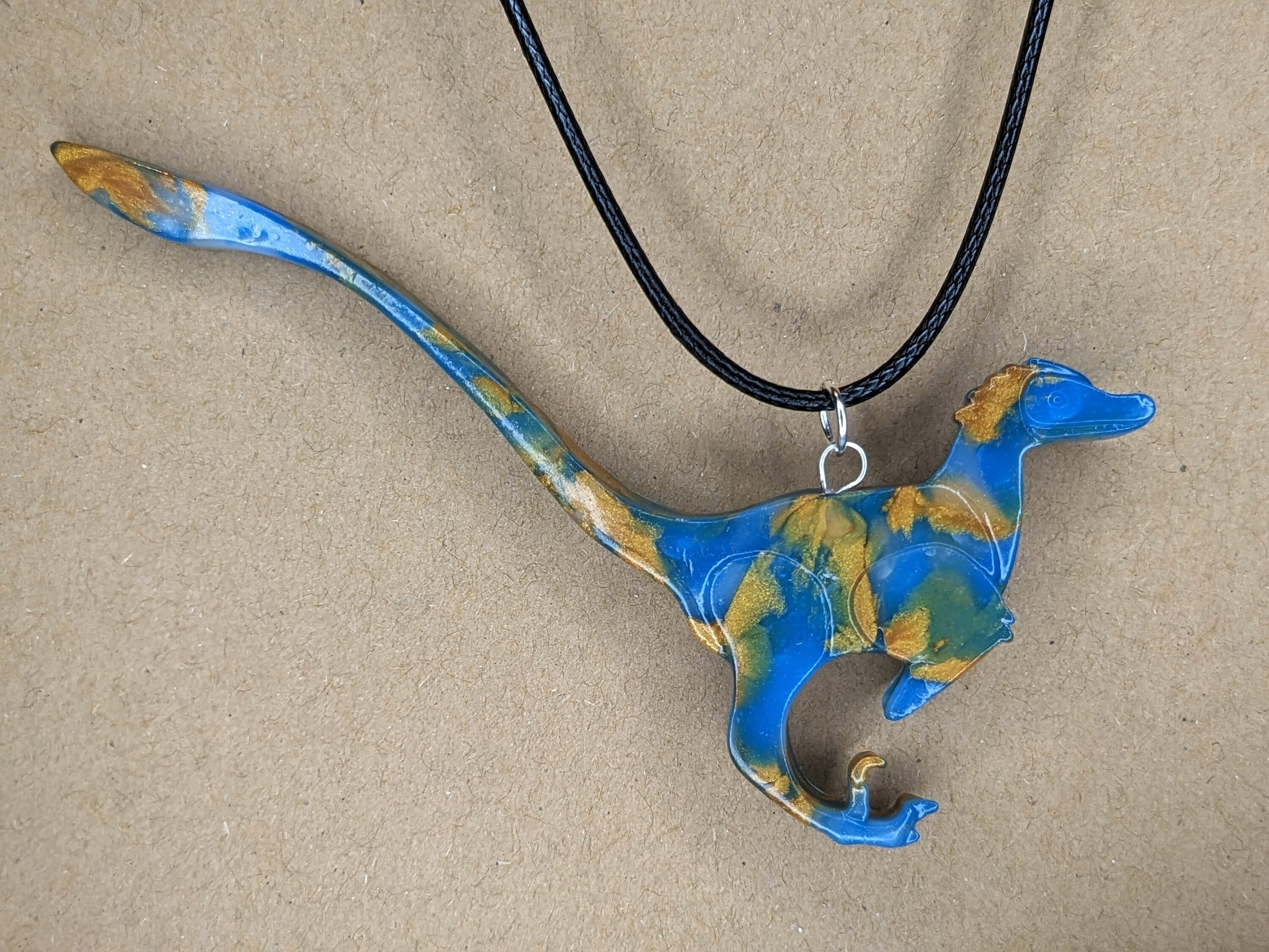 Velociraptor Pendant, Velociraptor Necklace, Dinosaur Pendant, Dinosaur ...