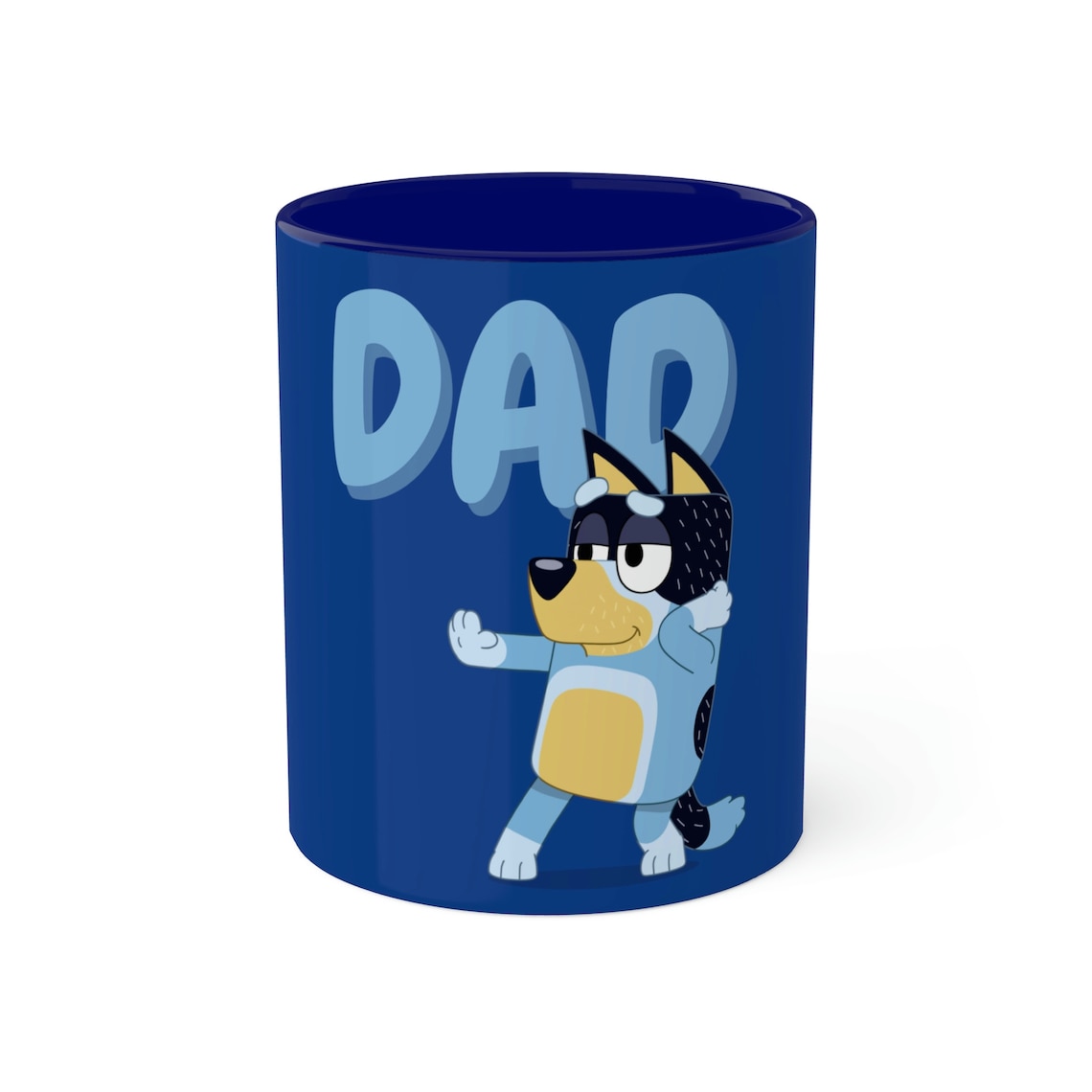 Bluey Inspired DAD Mug Bandit Mug Bluey Dad Bandit Dad Mug - Etsy