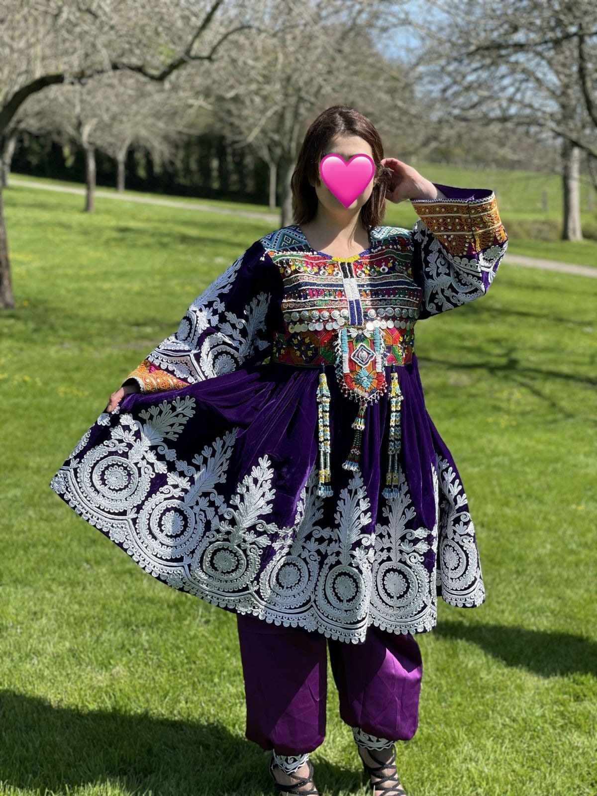 Vintage Afghan Kuchi Vêtement afghanistan-afghani/ Traditionnelle ...