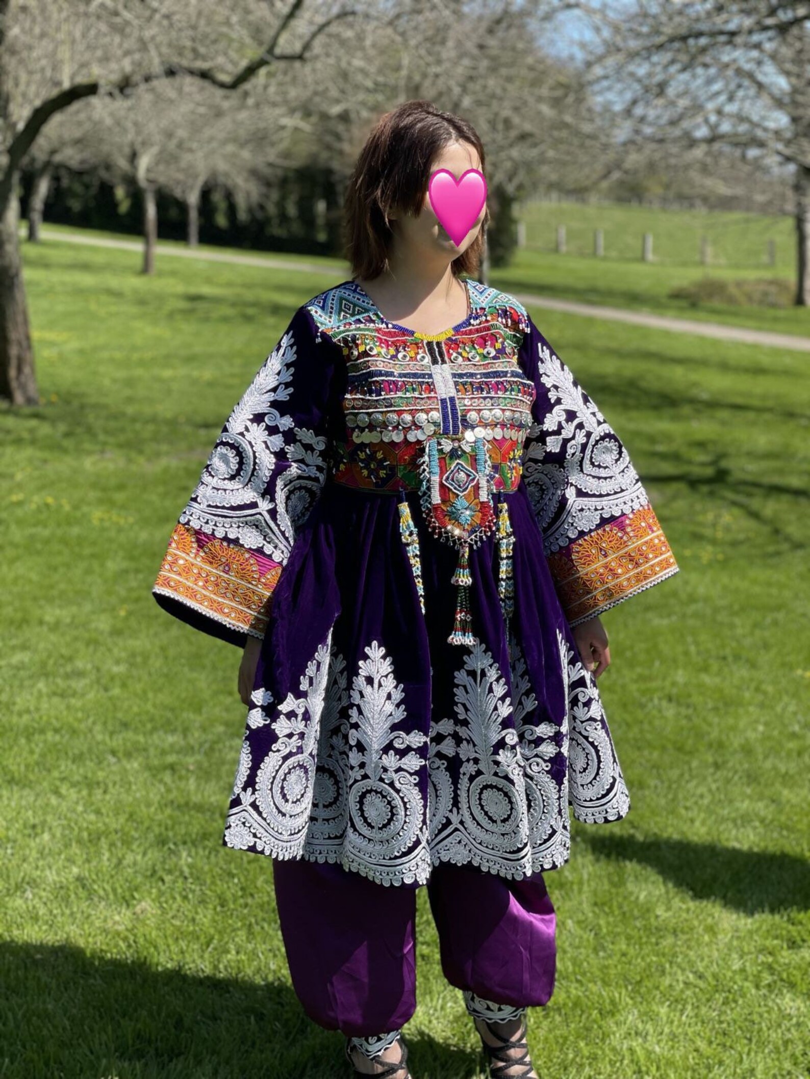 Vintage Afghan Kuchi Vêtement afghanistan-afghani/ Traditionnelle ...