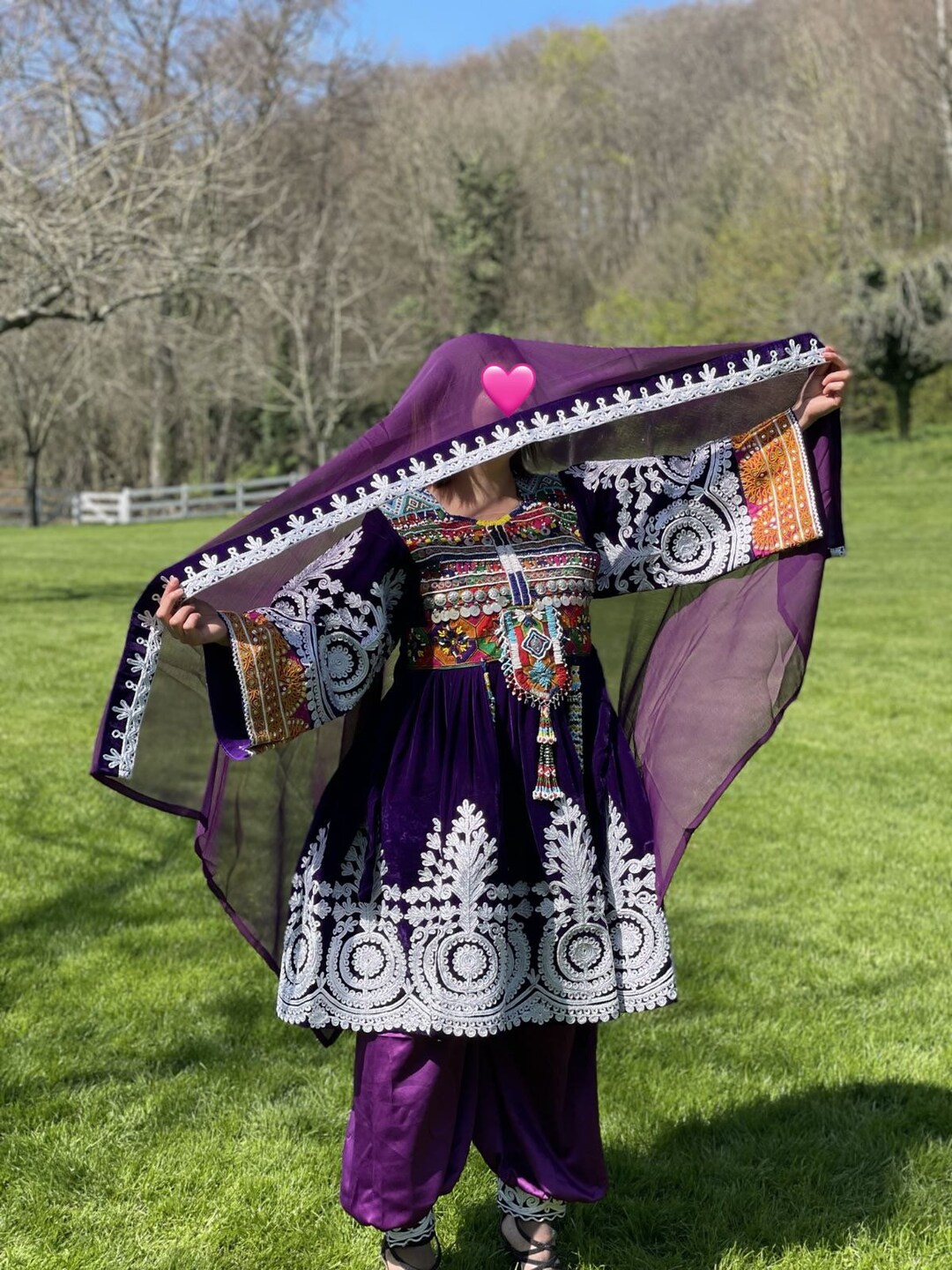 Vintage Afghan Kuchi Vêtement afghanistan-afghani/ Traditionnelle ...