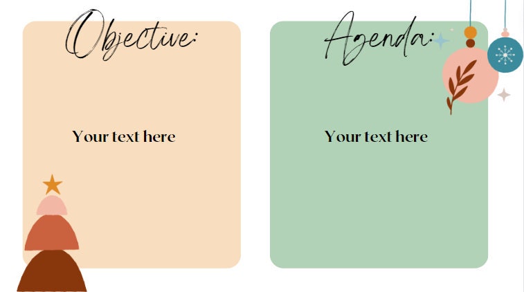 EDITABLE Winter Boho Google Slides & Powerpoint Templates, Holiday ...