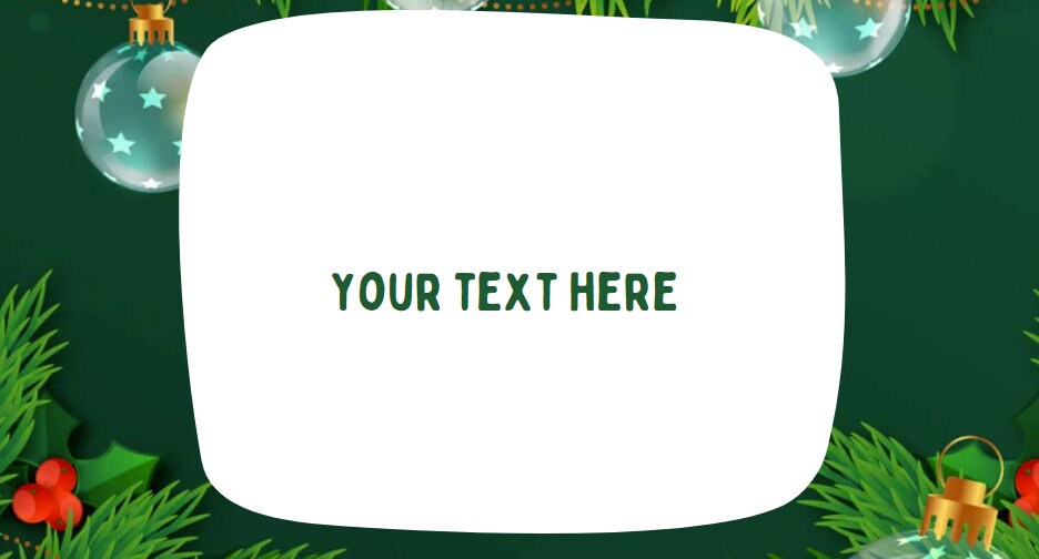 EDITABLE Christmas Slides Template Powerpoint Template Teacher ...