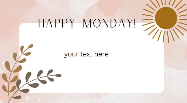 Spring Boho Google Slides and Powerpoint Templates, Seasonal Decor ...