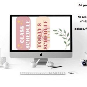 Classroom Schedule, Editable Classroom Printables, School Timetable ...