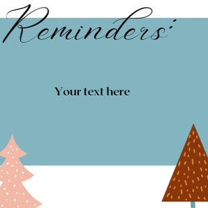 EDITABLE Winter Boho Google Slides & Powerpoint Templates, Holiday ...