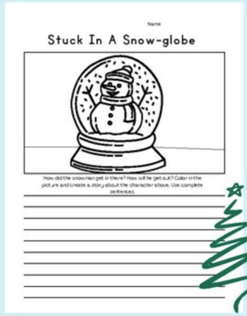 Snowman Bundle Winter Worksheets Classroom Activities All Subject Areas ...