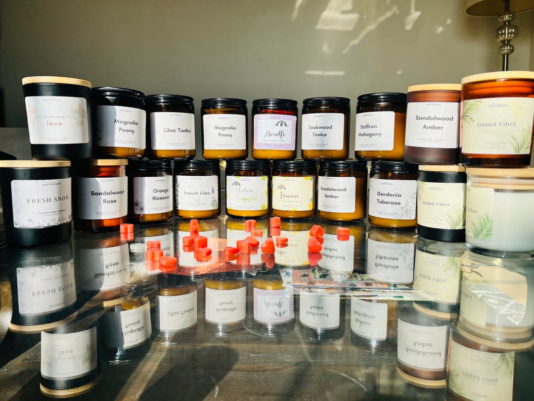 Bulk Candles 10 Piece for Cheap. Free Shipping. Personalized Labels and ...