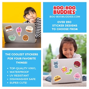 Snowcone and Popsicle Sticker Sheet, Boo Boo Buddies Popsicle and ...