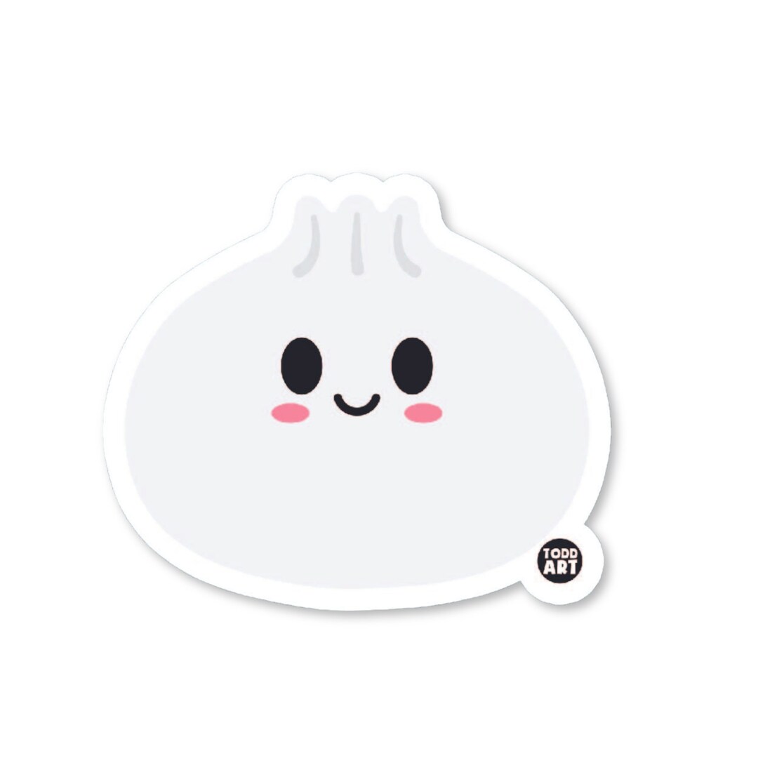 Dim Sum Sticker – Cute Foodie Laptop Decal, Water Bottle Sticker - Etsy