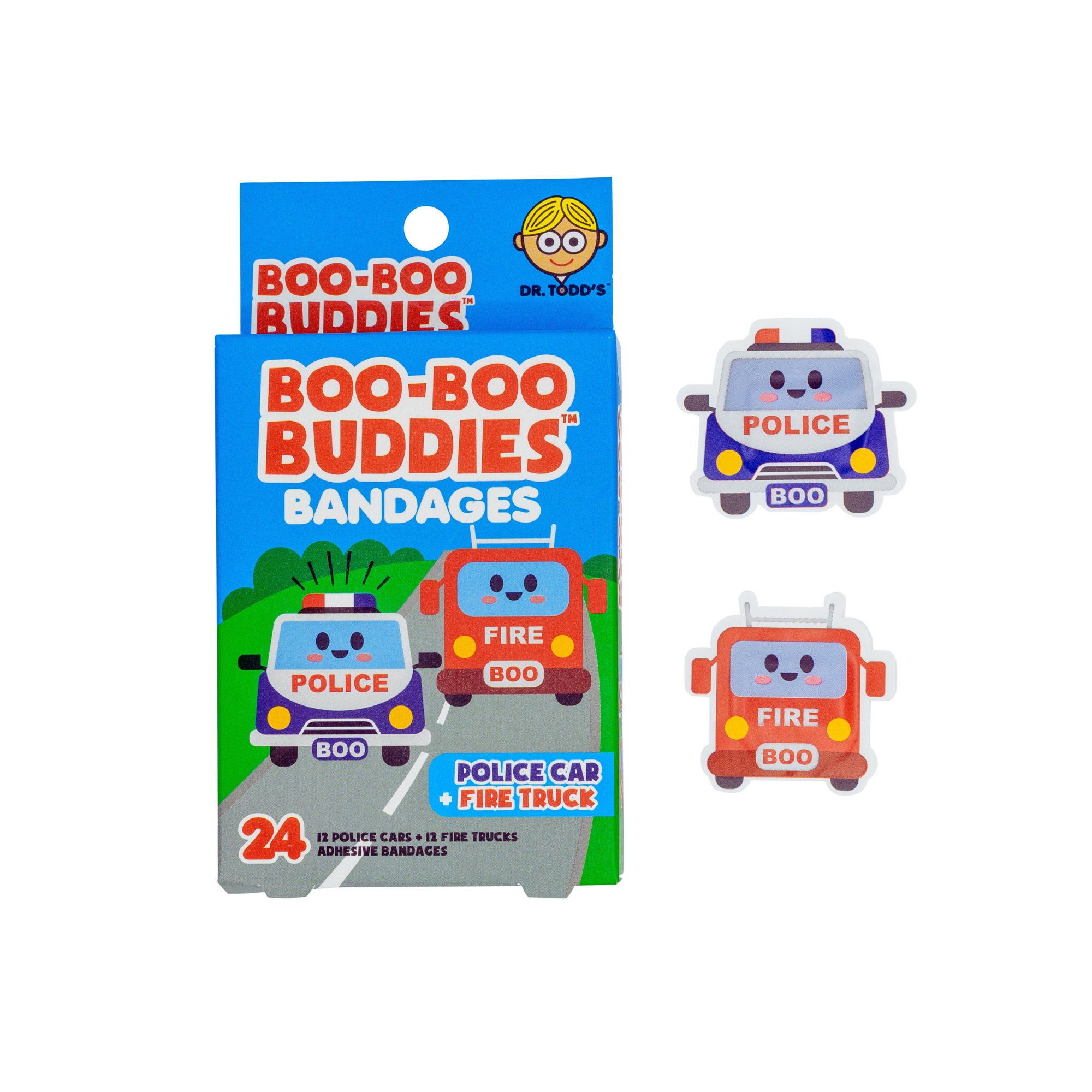 Police Car & Fire Truck Bandages: Fun Kids Bandaids - Etsy