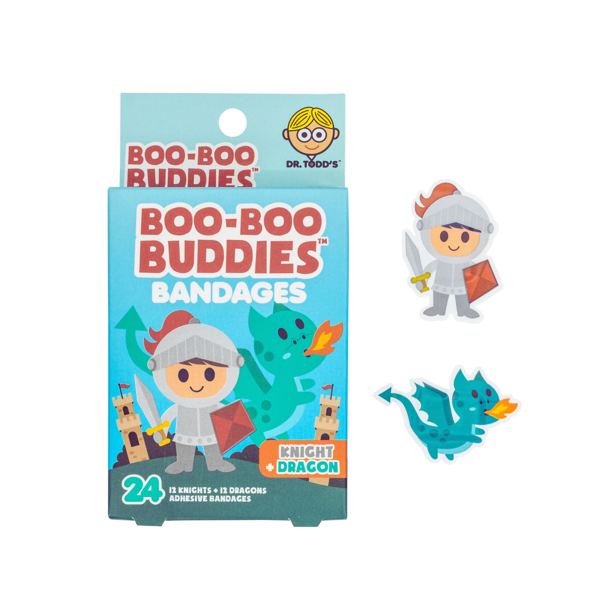 Knight and Dragon Bandages: Fun Kids Bandaids - Etsy