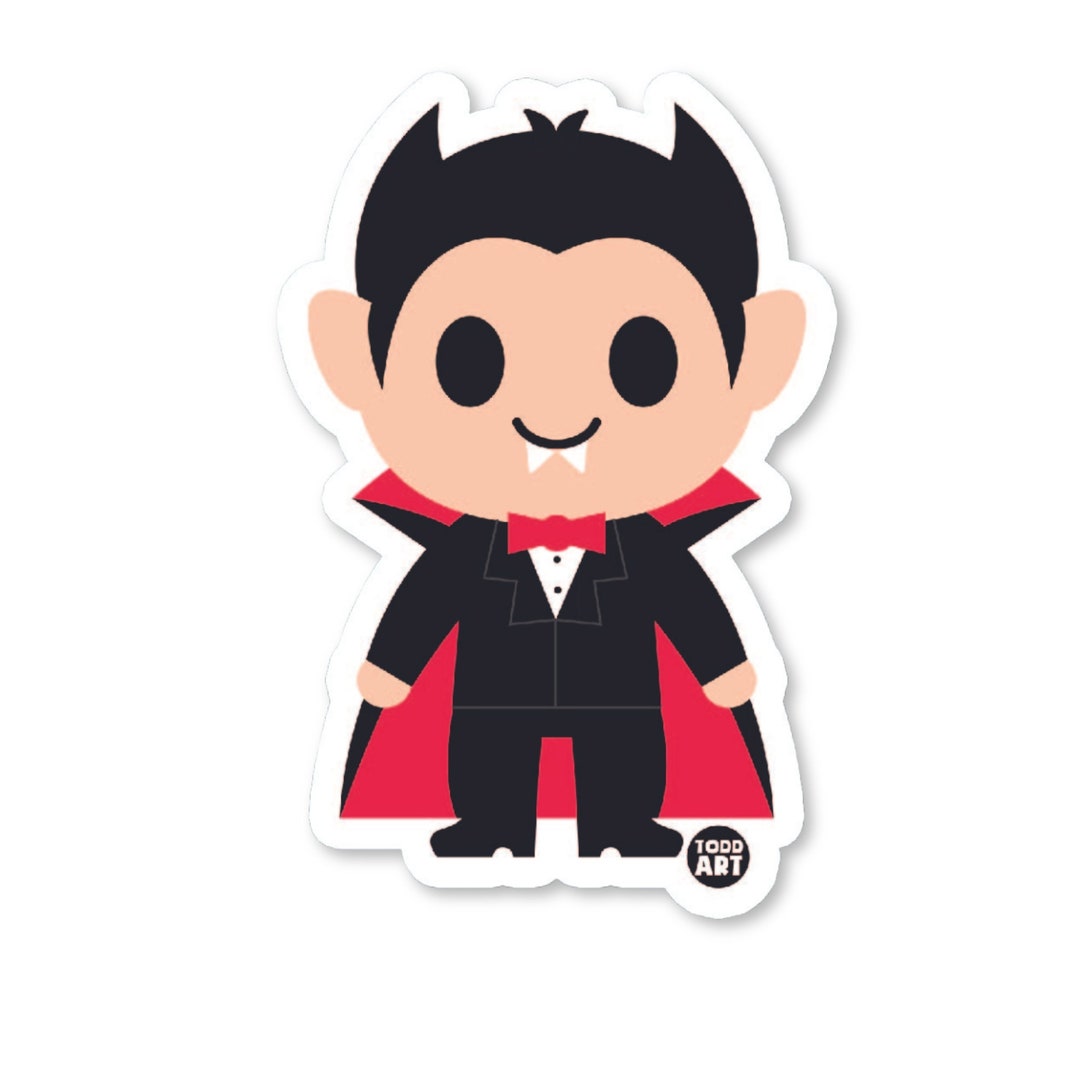 Dracula Sticker: 3" Waterproof Vinyl Decal - Etsy