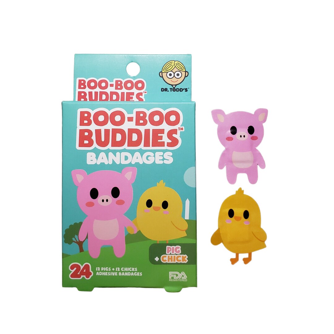 Pig and Chick Bandages, Stocking Stuffer, Holiday Gifts, Cute Bandaids ...