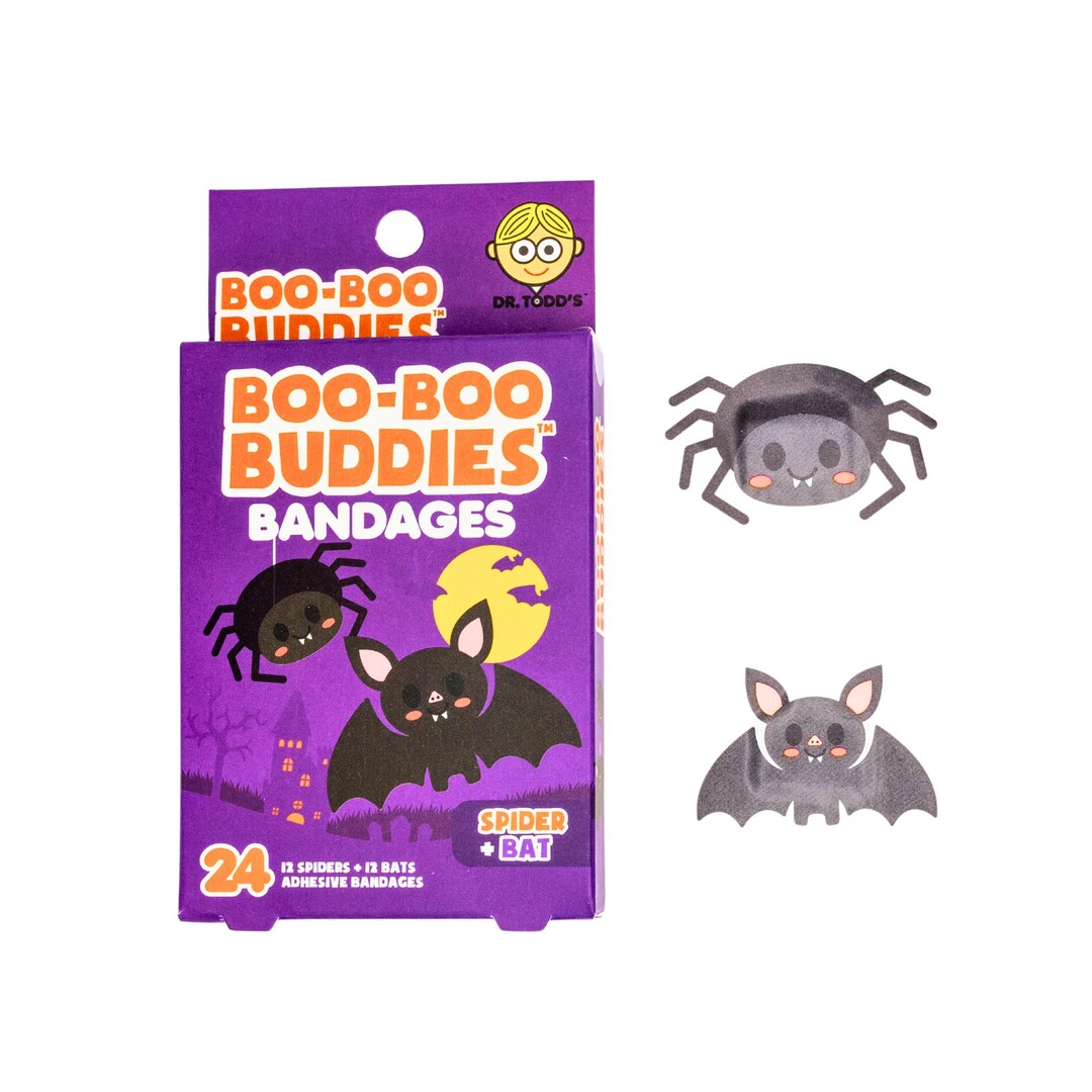 Spider and Bat Bandages, Stocking Stuffer, Holiday Gifts, Cute Bandaids ...