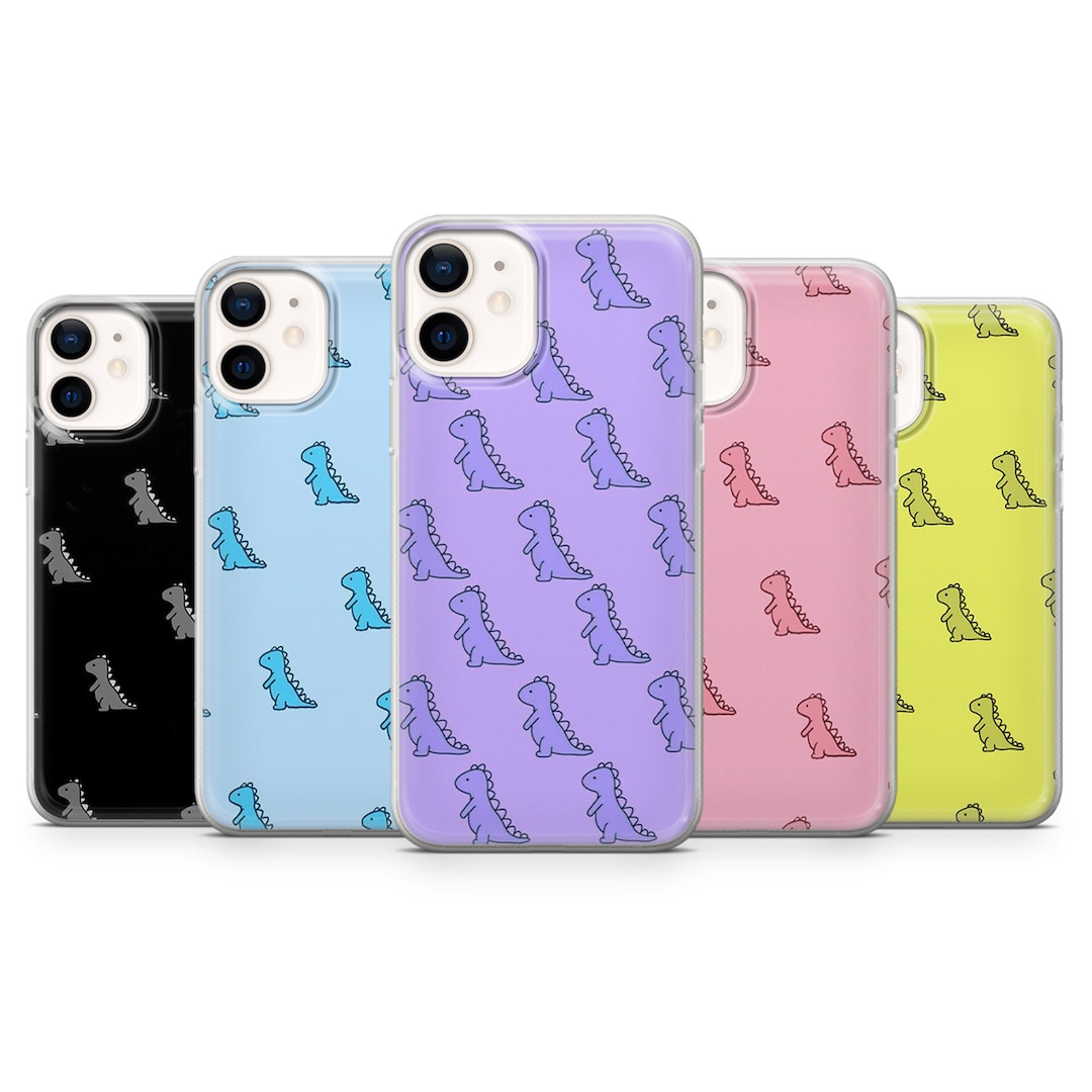 Kawaii Dino Phone Case Cute Dinosaur T-rex Cover for iPhone 14, 13 12 ...