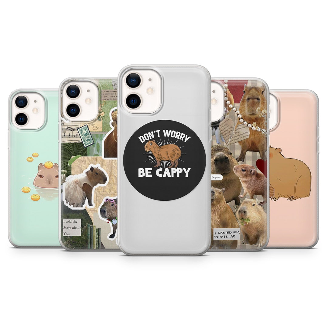 Cute Capybara Phone Case Animal Collagecover for iPhone 16,15,14, 13 12 ...