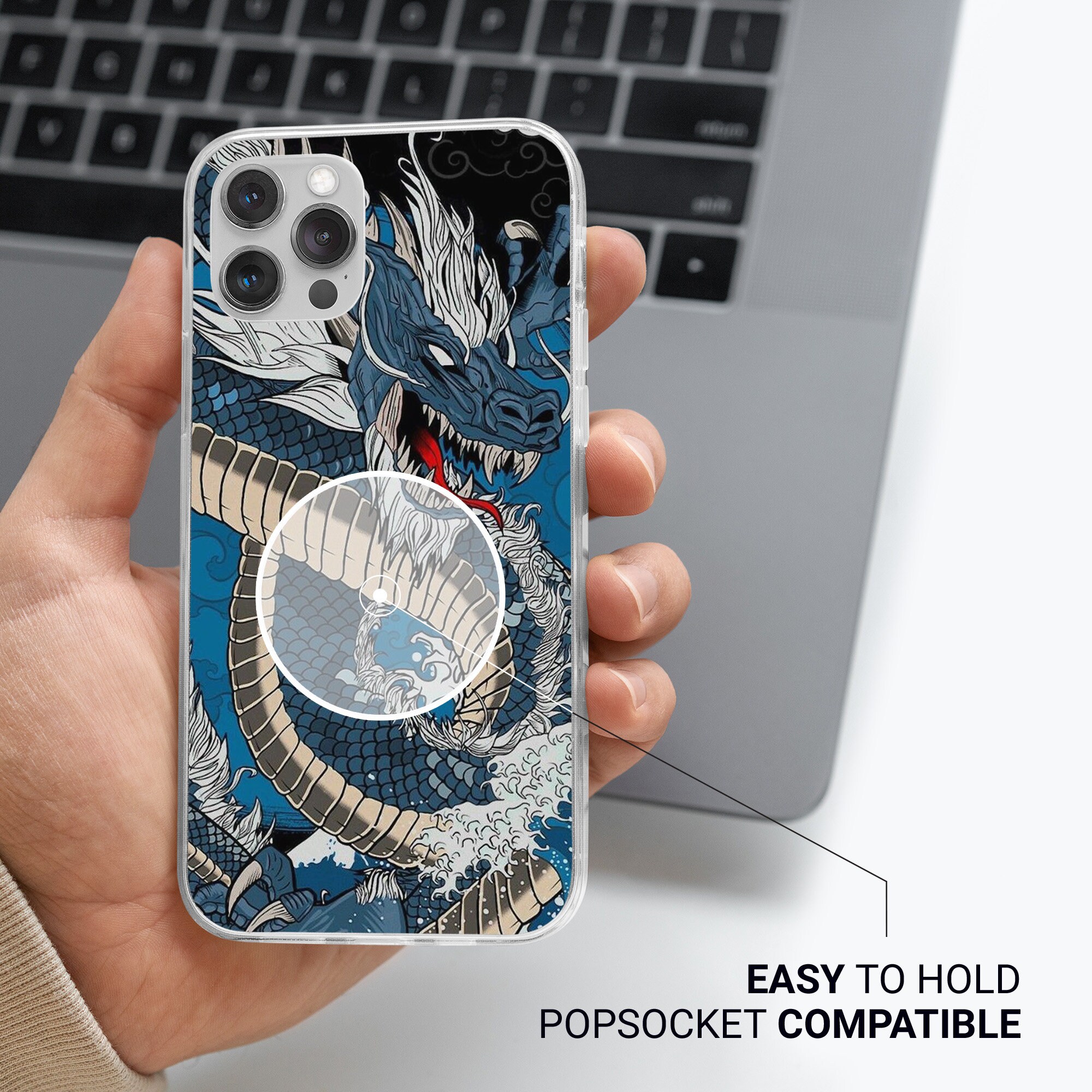 Dragon Phone Case Japanese Cover for iPhone 14, 13 12 11 Pro, XR ...