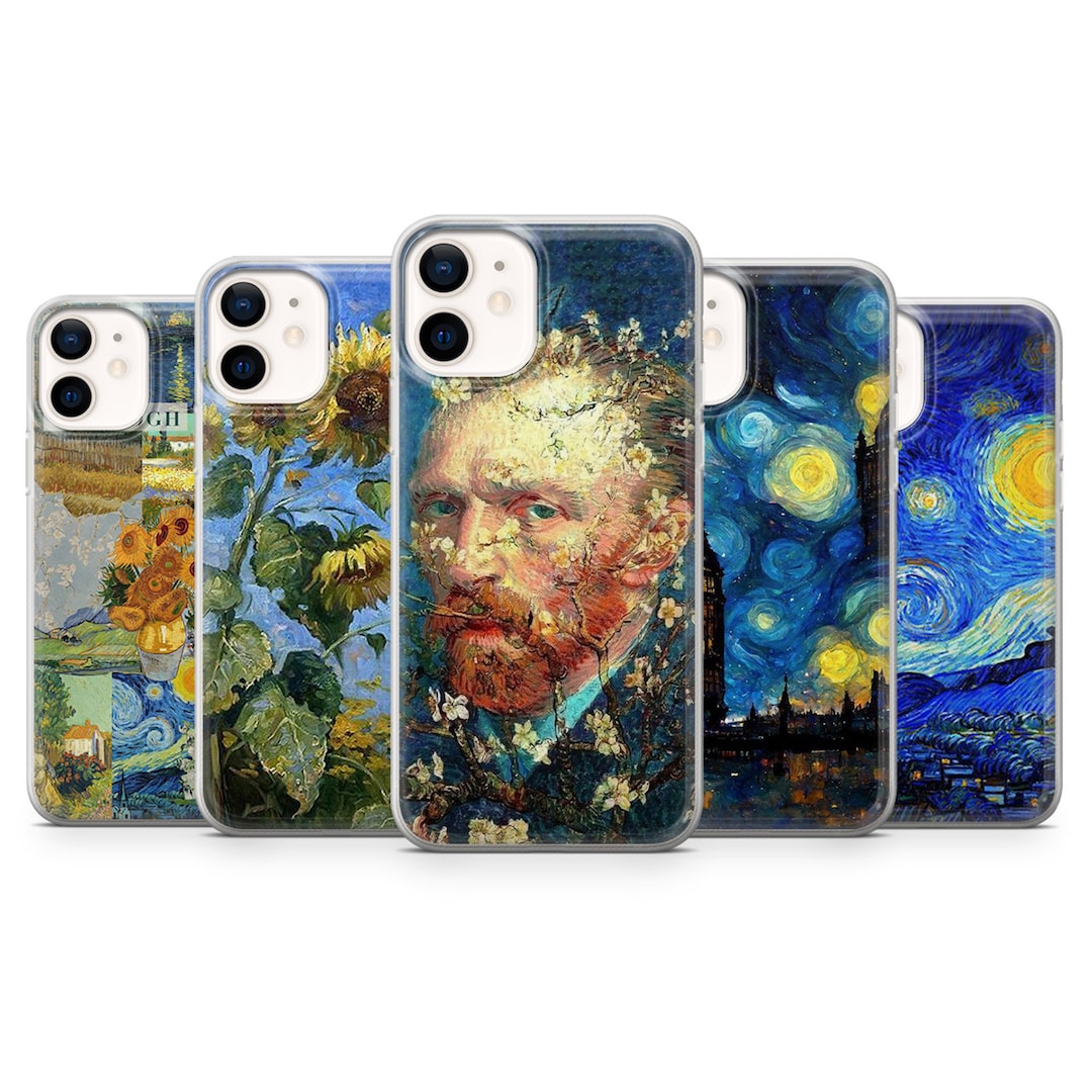 Vincent Van Gogh Phone Case Iconic Art Cover Fit for iPhone 16 15 14 13 ...