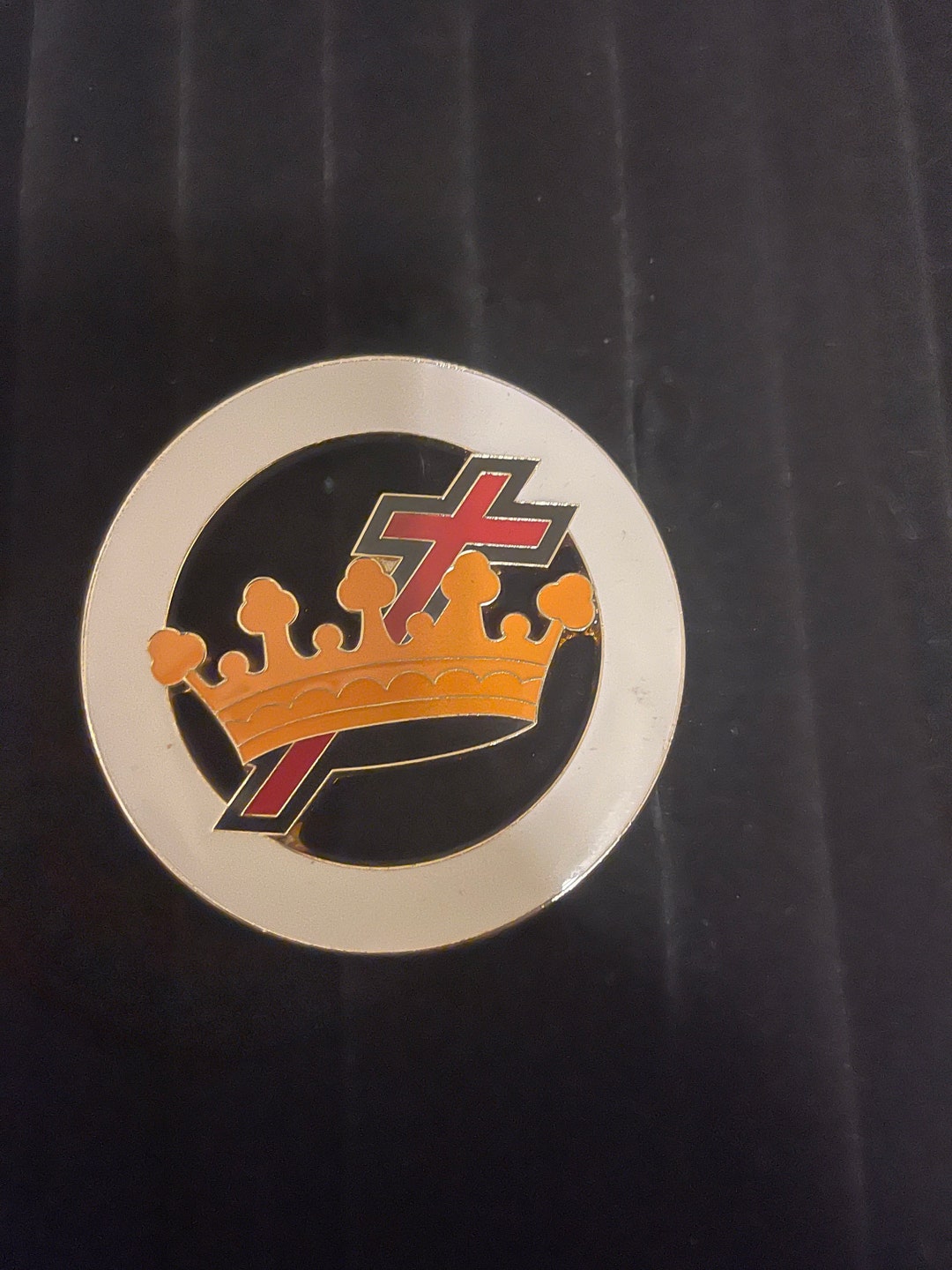 Cross and Crown Car Emblem - Etsy