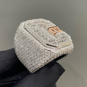 Men's Championship Ring Hip Hop Customize Trendy Design Gold Ring ...