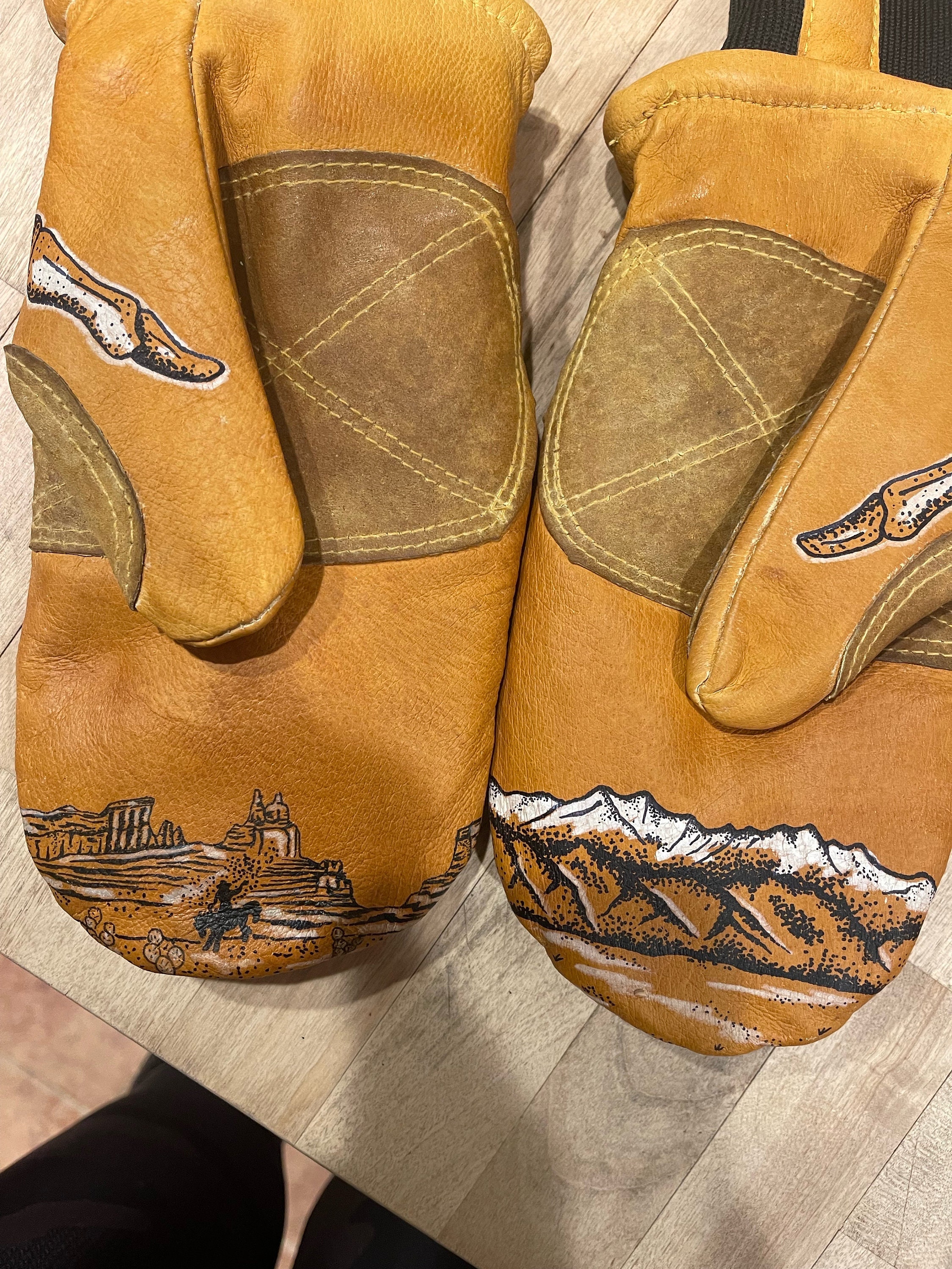 CUSTOM Kinco Ski MITTENS - Etsy