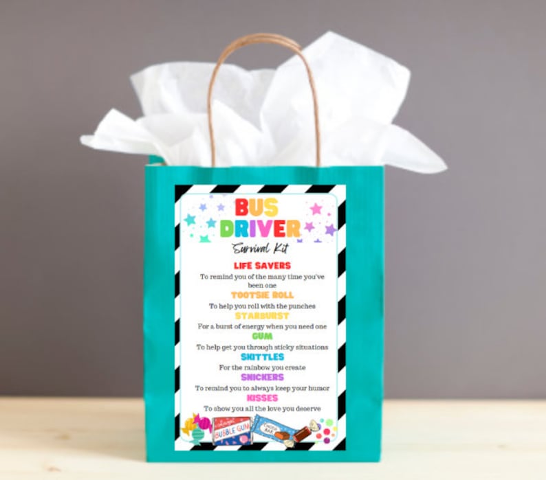 Bus Driver Survival Kit - Etsy