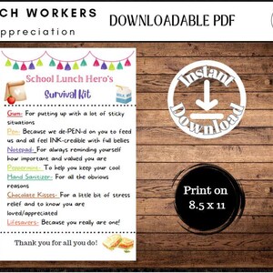 School Lunch Hero - Etsy