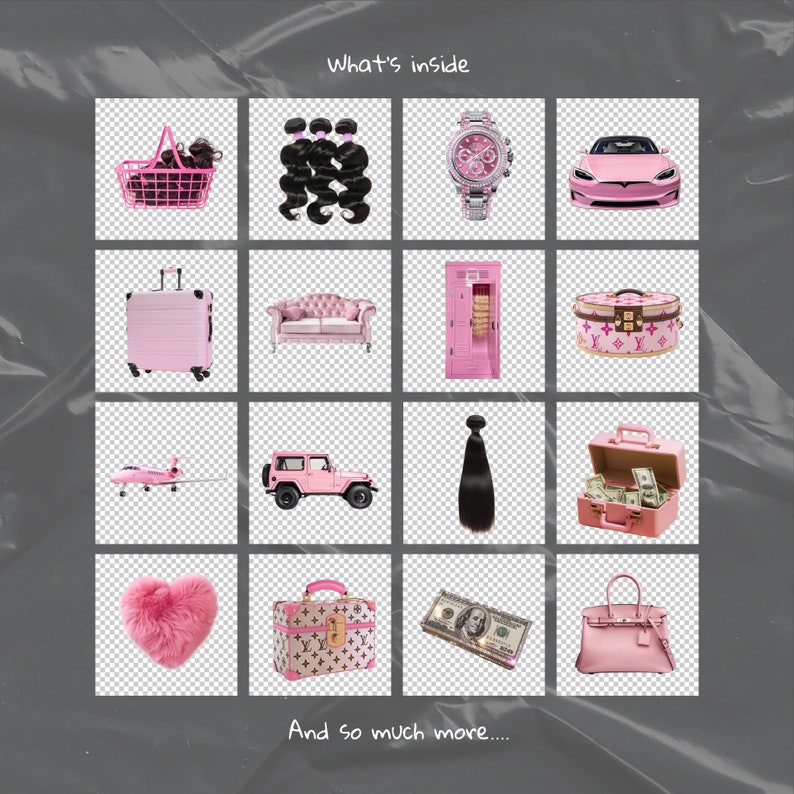 30+ Pink Elements, Graphic Pack, Digital, Clip Art, Stock Images ...