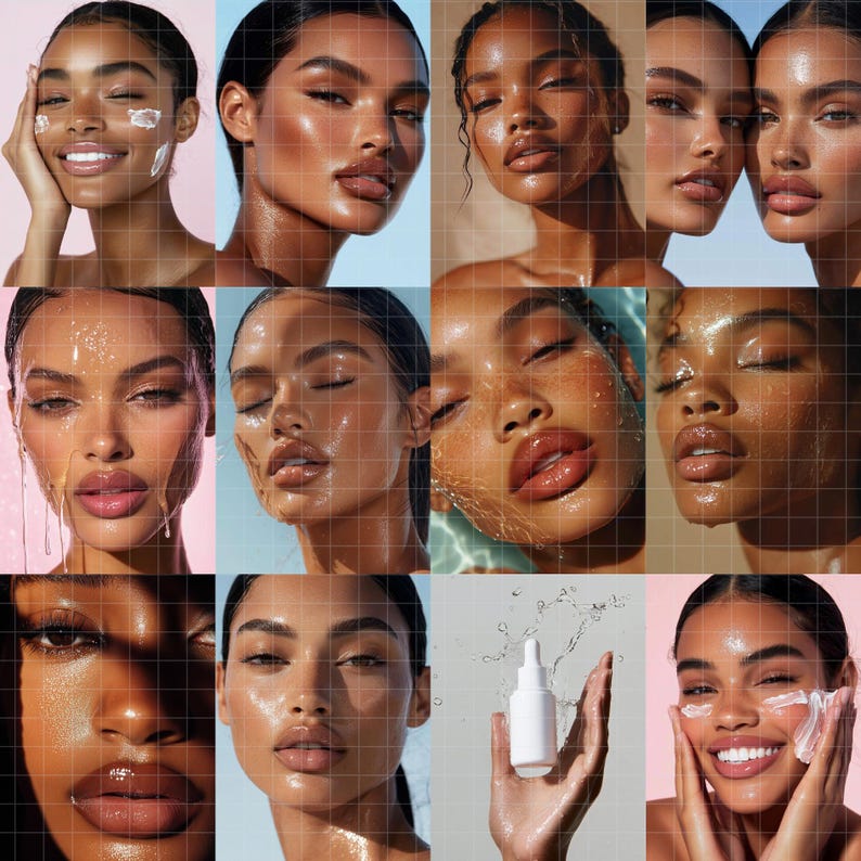 50 Stock Photos Skin Care Bundle, Skin Care Stock Images, Beauty ...