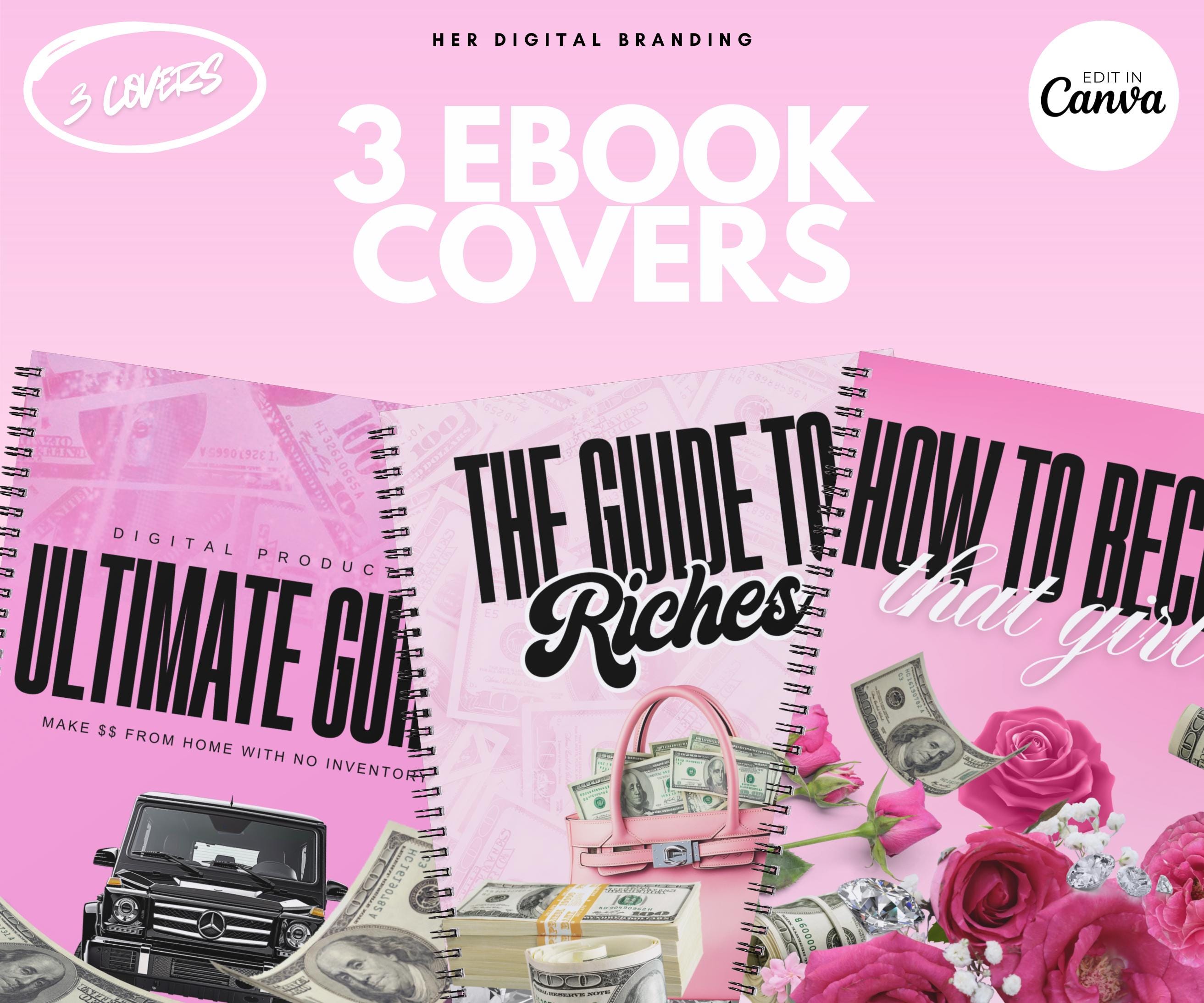 3 PLR E-book Covers| Done for You Template E Book Template Ebook White ...