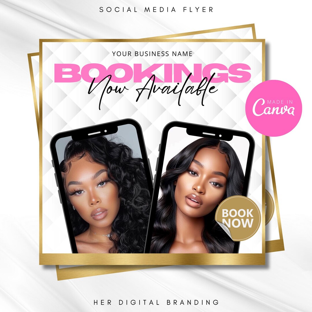 Booking Flyer,instagram Social Media Post, Booking Flyer, Book Now ...