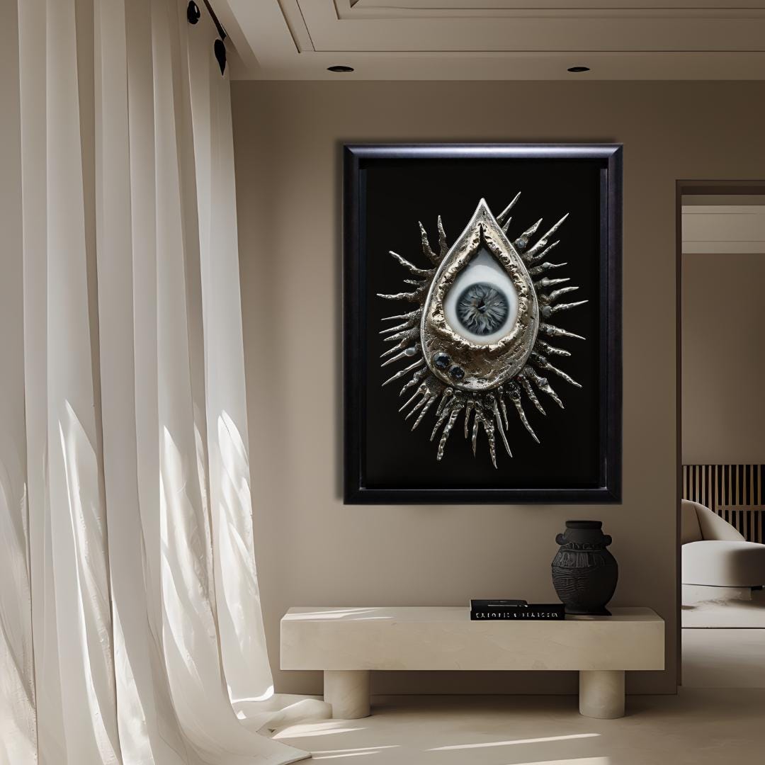 Mystical Third Eye Art Print: Gothic Occult Vision (digital Download - Etsy