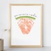 You Are One in A Melon Footprint Art Craft DIY, Summer Cantaloupe ...
