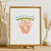 You Are One in A Melon Footprint Art Craft DIY, Summer Cantaloupe ...