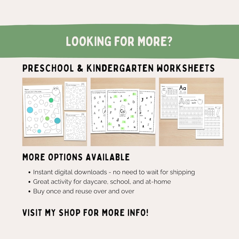 Under the Sea Line Tracing Worksheet Bundle, Ocean Animals Preschool ...